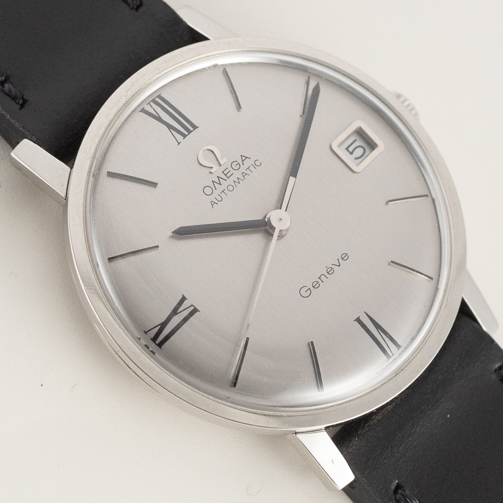 OMEGA Geneve Ref.162.009 Roman Grey Dial – TIMEANAGRAM OMEGA Geneve Ref.162.009 Roman Grey Dial – TIMEANAGRAM
