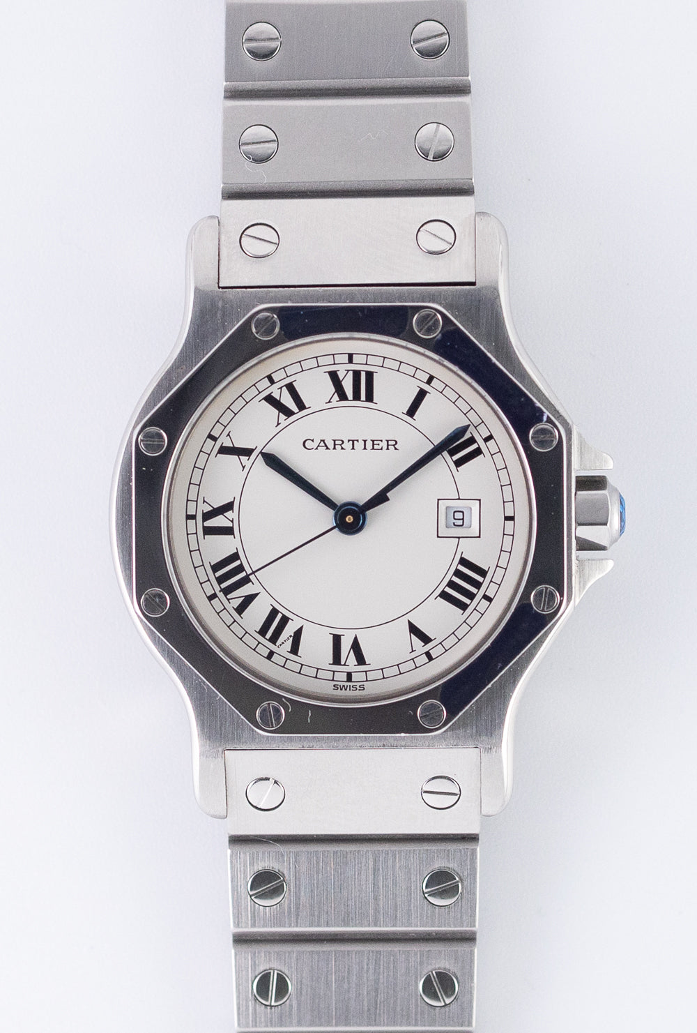 CARTIER LM SANTOS OCTAGON STEEL Automatic REF.2965 – TIMEANAGRAM