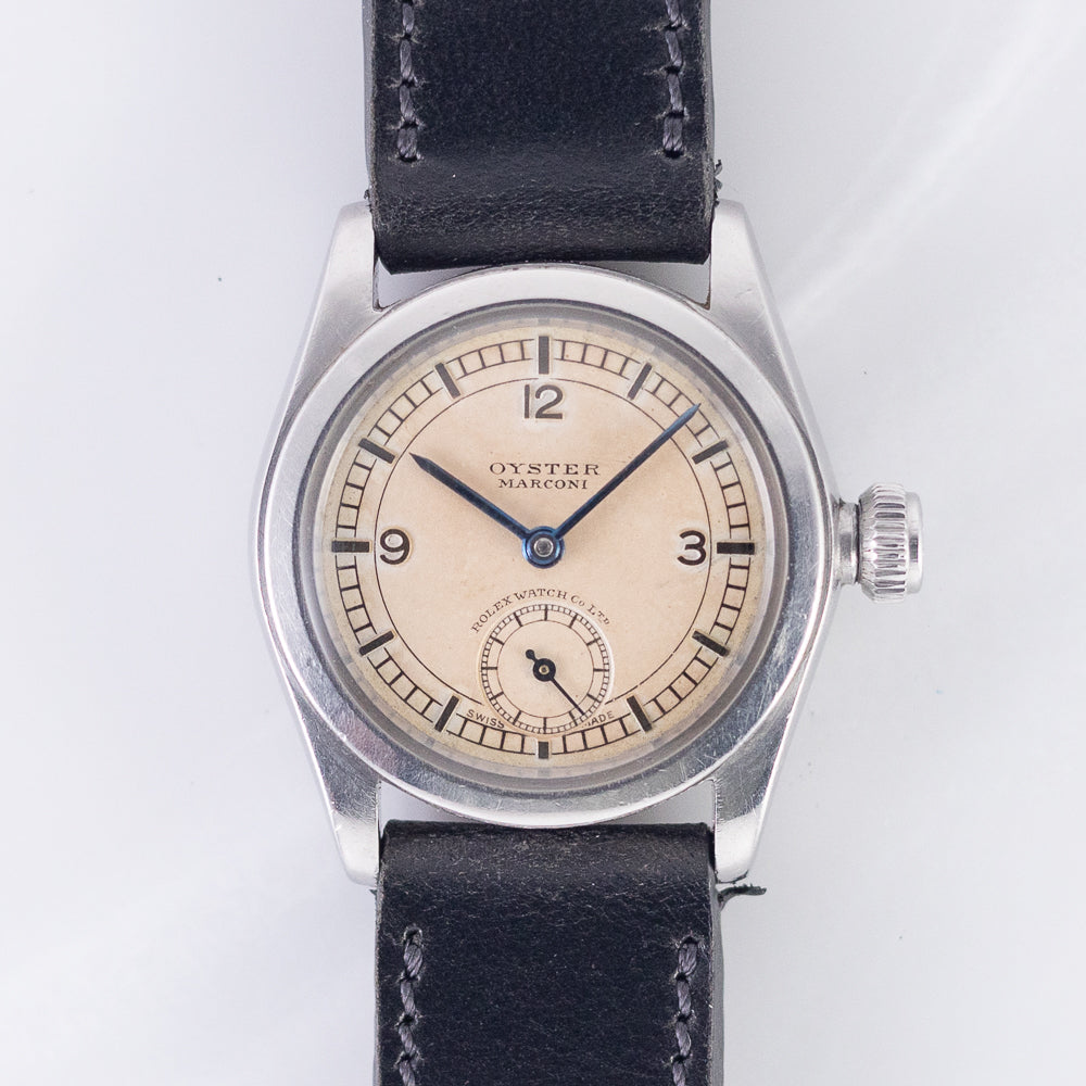ROLEX OYSTER MARCONI Sector Dial – TIMEANAGRAM