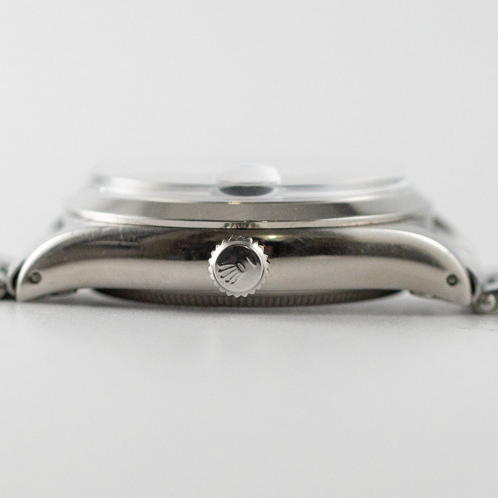 ROLEX OYSTERDATE Ref.6294 Black Honeycomb Dial with elastic Bracelet ...