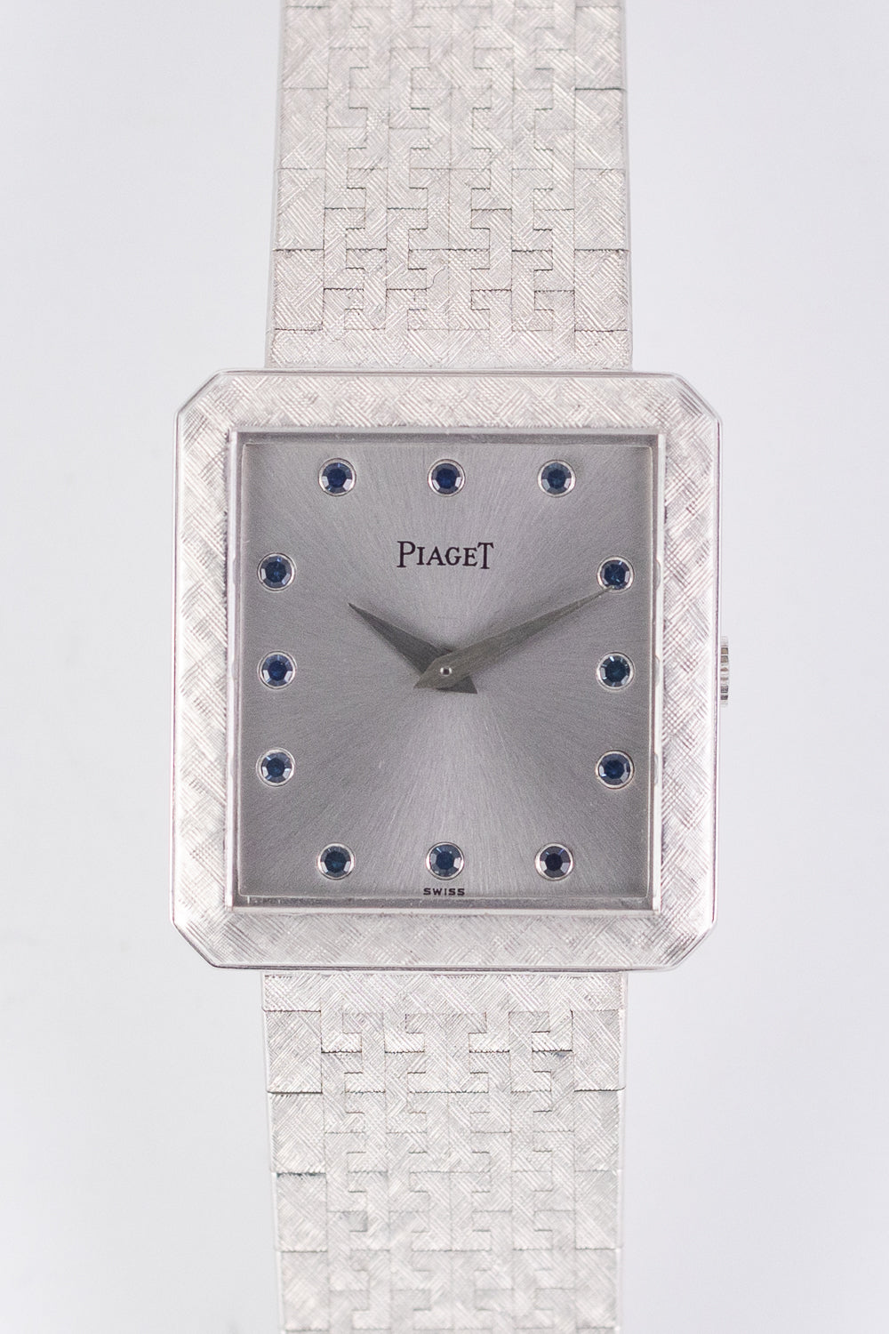 PIAGET REF.91542 A3N Tank Blue Sapphire Markers with BOX – TIMEANAGRAM