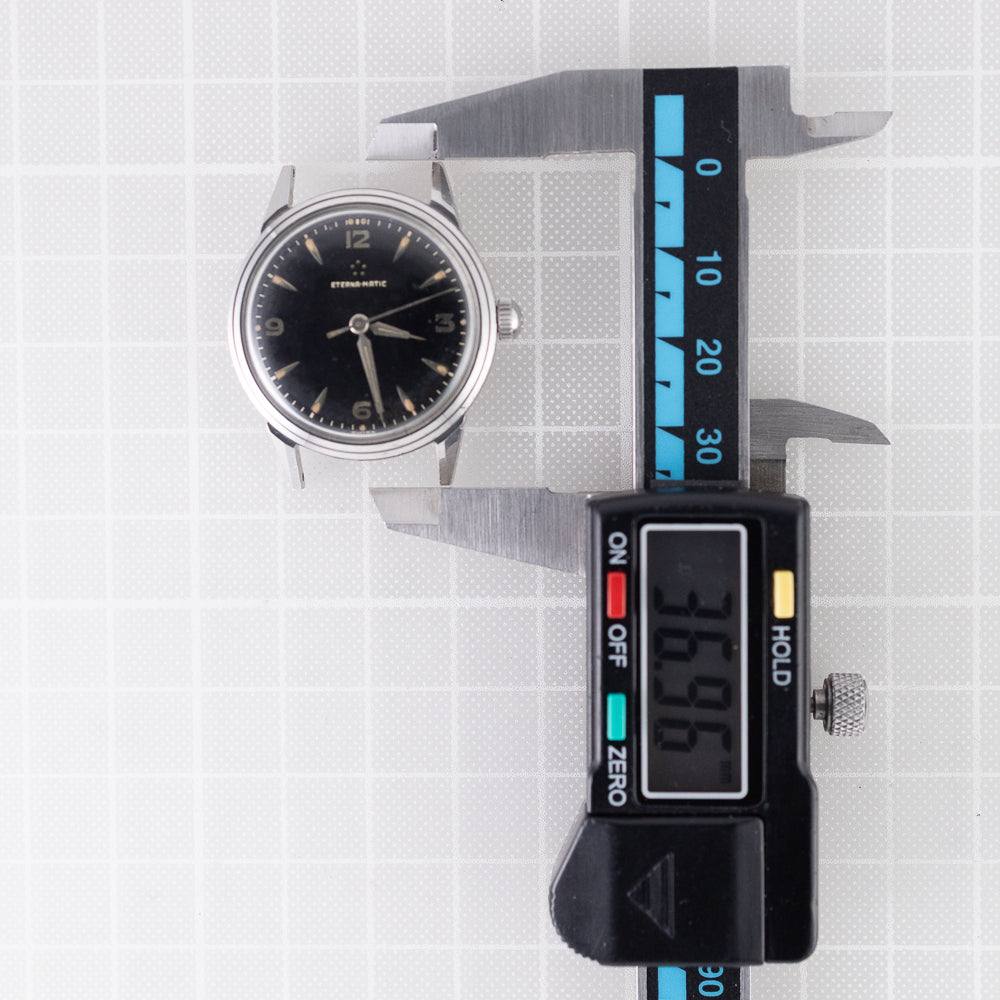 ETERNA Midsize Cal.1411U Black Gilt Dial – TIMEANAGRAM ETERNA Midsize Cal.1411U Black Gilt Dial – TIMEANAGRAM