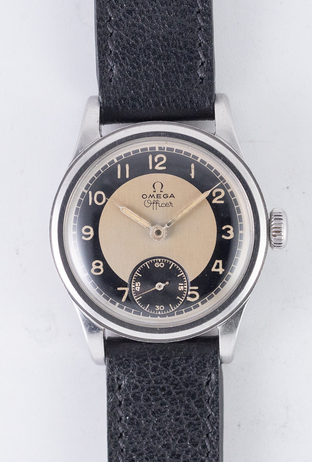 OMEGA Officer Bullseye Dial – TIMEANAGRAM