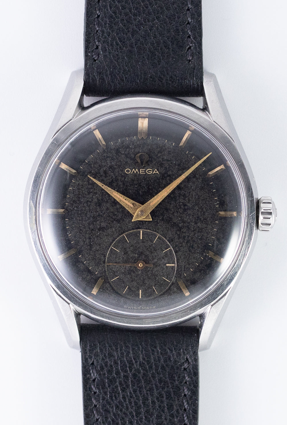 OMEGA Cal.267 Black Gilt Pie Pan Dial Ref.2891 – TIMEANAGRAM