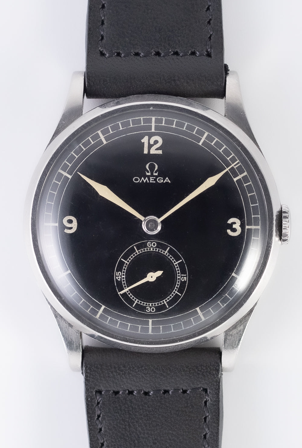 OMEGA Oversize 38mm Black Sector Dial Ref.CK859 – TIMEANAGRAM