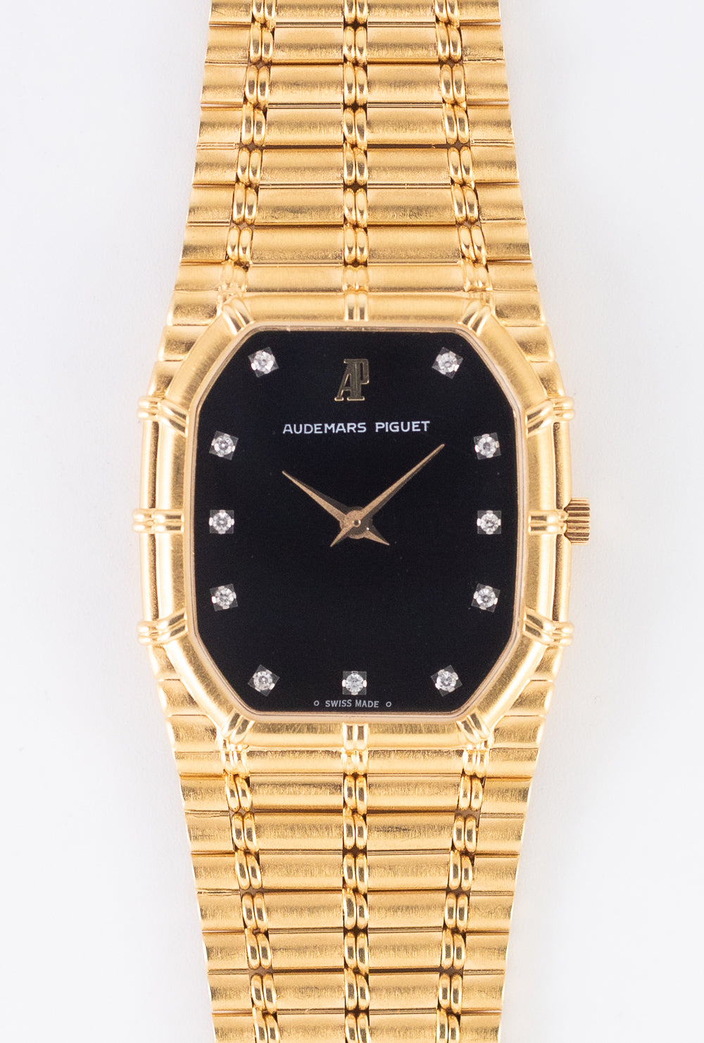 AUDEMARS PIGUET BAMBOO Black Diamond Dial – TIMEANAGRAM
