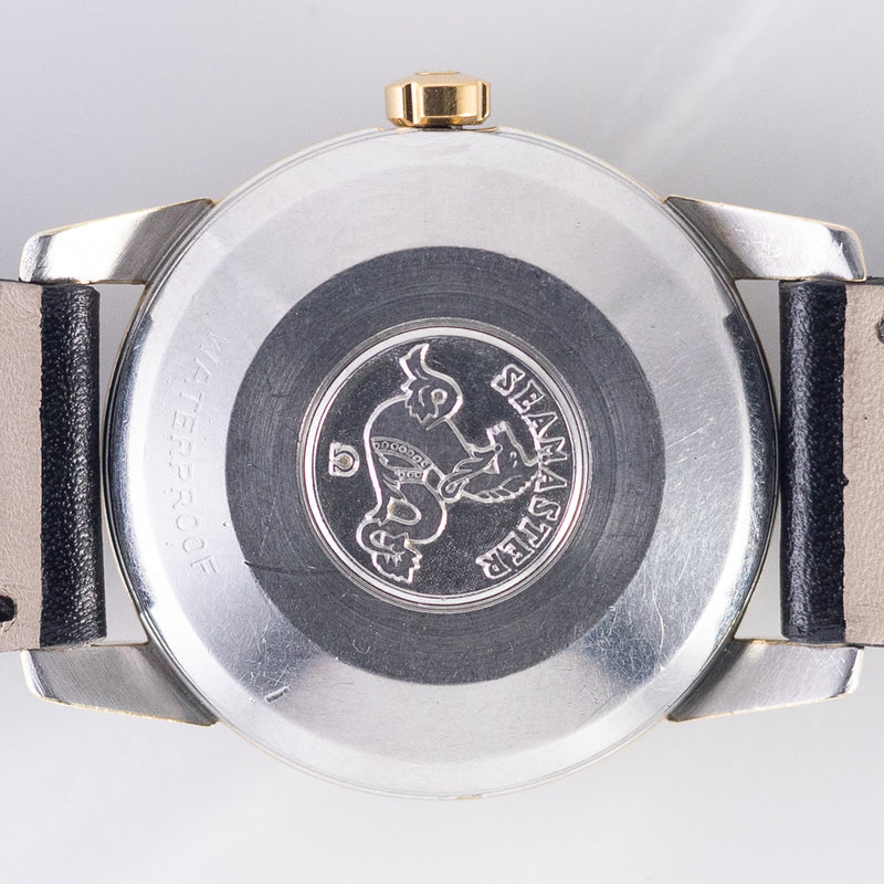 OMEGA Seamaster Calendar Black Gilt Dial Ref.2849 10SC – TIMEANAGRAM