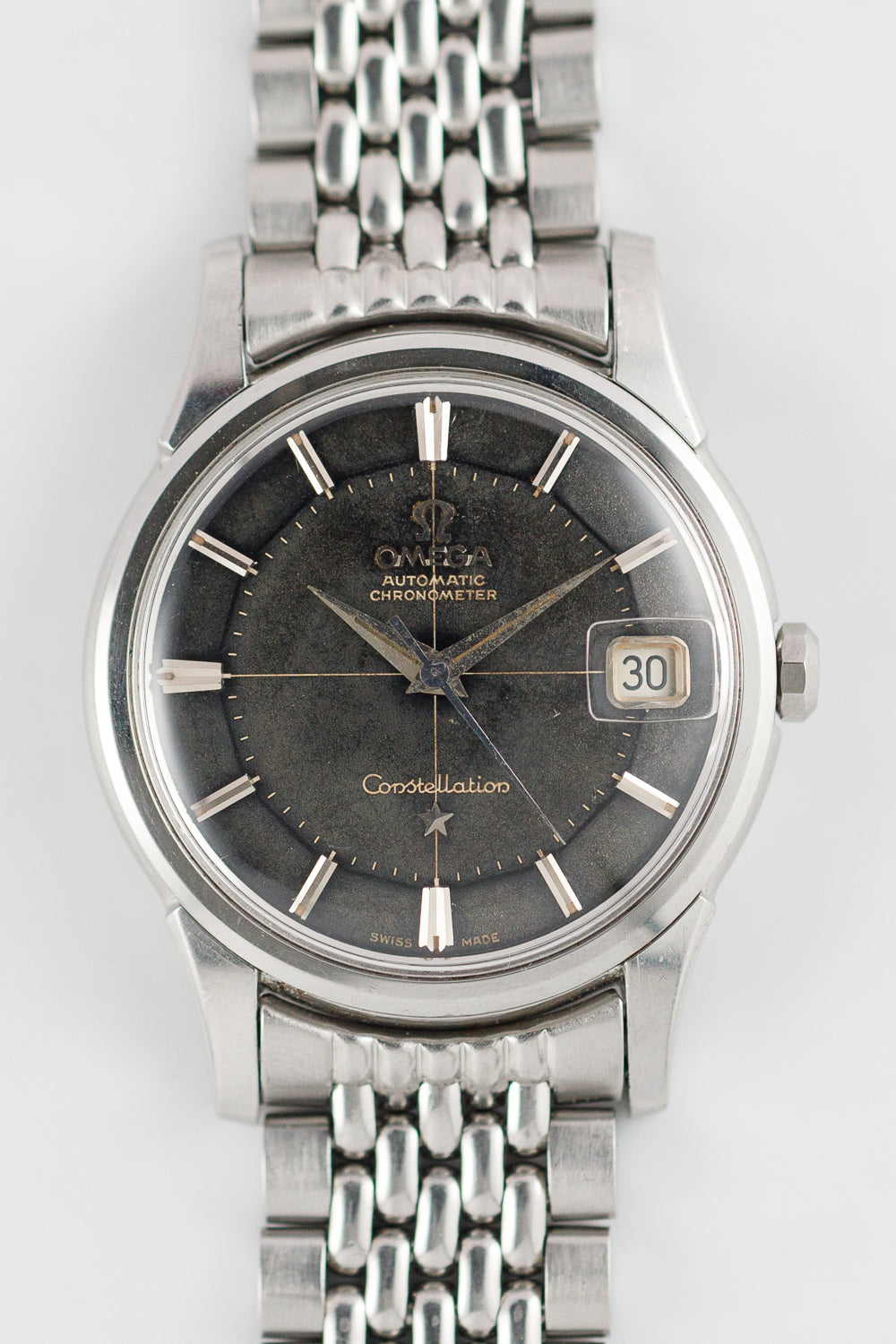 OMEGA Constellation Ref.14393 Ash Gilt Dial – TIMEANAGRAM