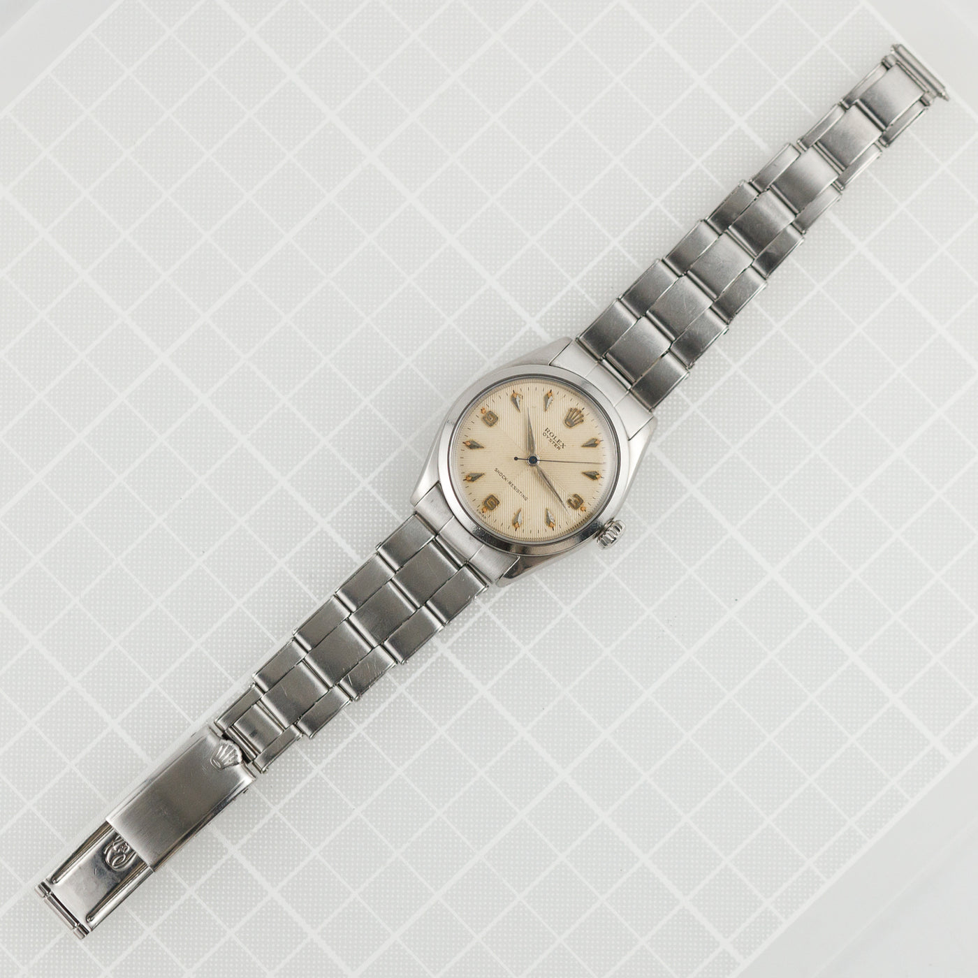 ROLEX OYSTER Ref.6480 Herringbone Dial with Expansion ROLEX OYSTER Ref.6480 Herringbone Dial with Expansion
